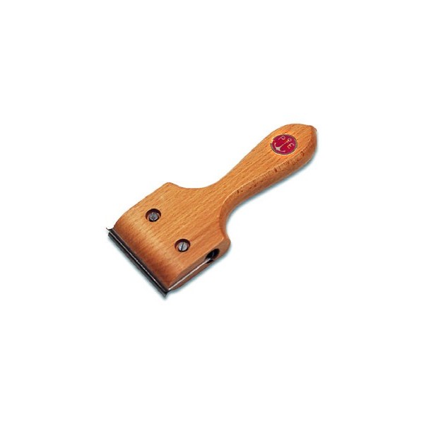 Wood flooring scraper in tempered steel blade thickness 0,7 mm
