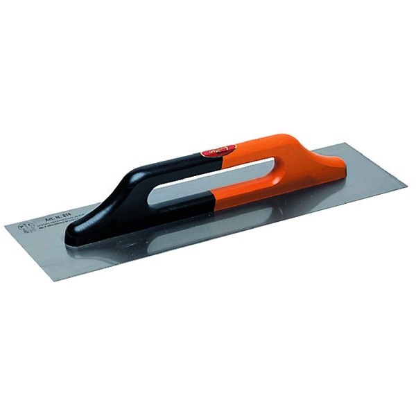 German type stainless steel finishing trowel welded two-handed